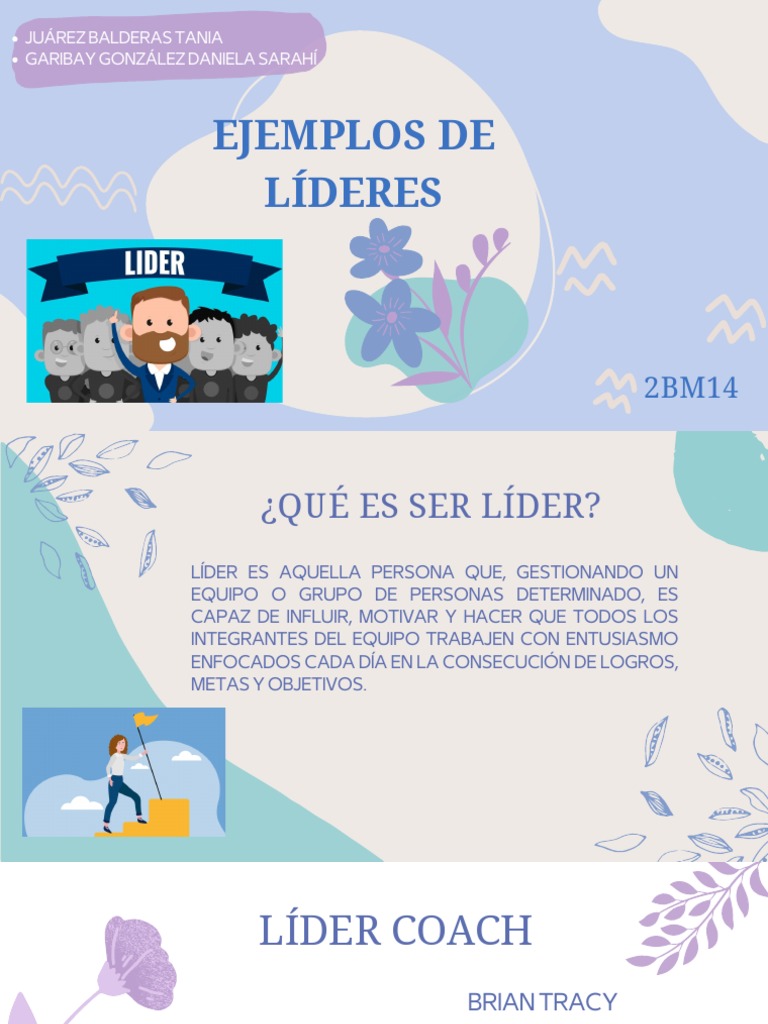 Ejemplos de Líderes | PDF