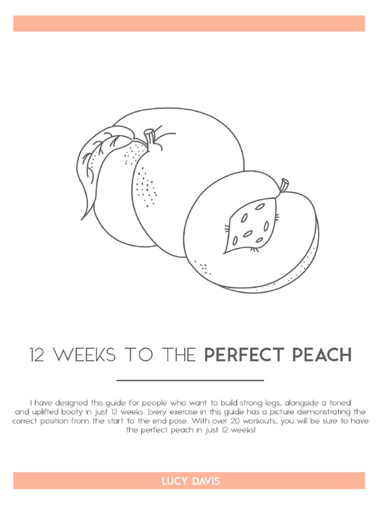 12 Weeks To The Perfect Peach - Lucy Davis Compressed | PDF