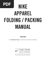 Folding Standards for Apparel Merchandise | PDF | Sweater | T Shirt