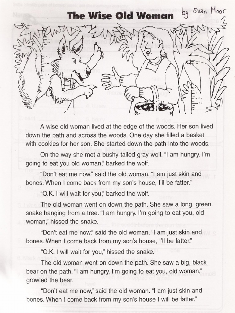 The Wise Old Man - by Evan Moor | PDF