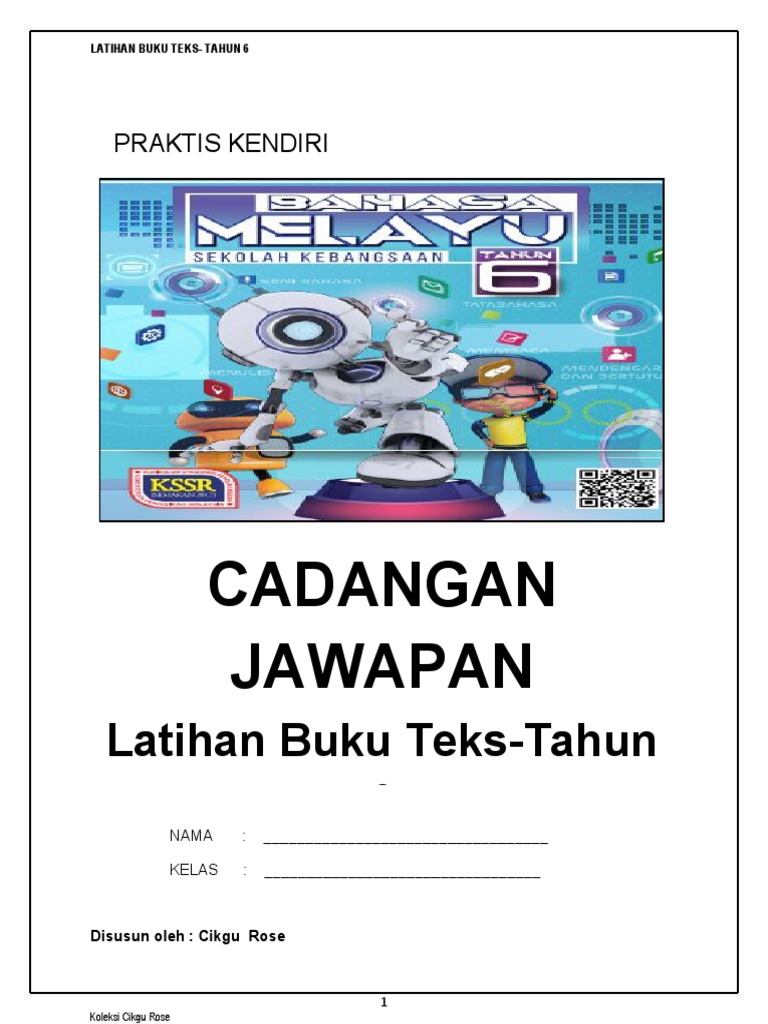 Jawapan Tema 5 BM Tahun 6 | PDF