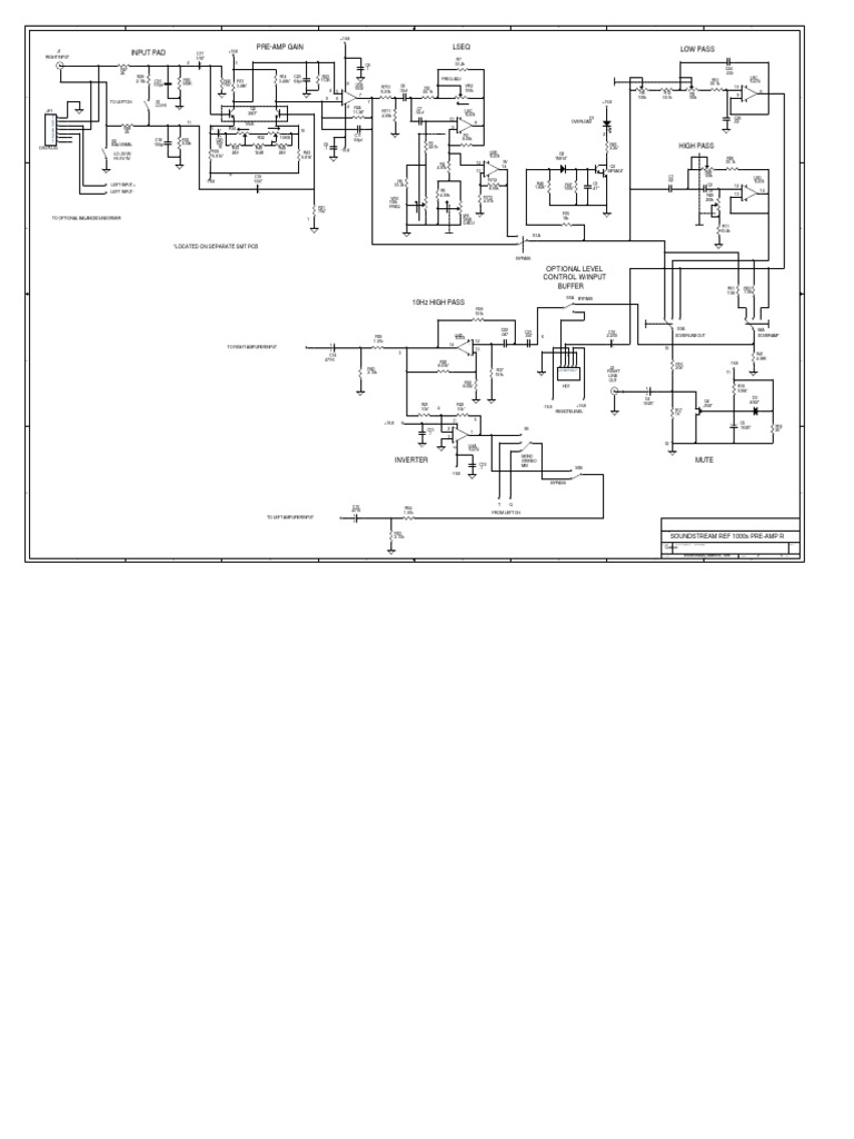 Audio Amplifier Schematic | PDF