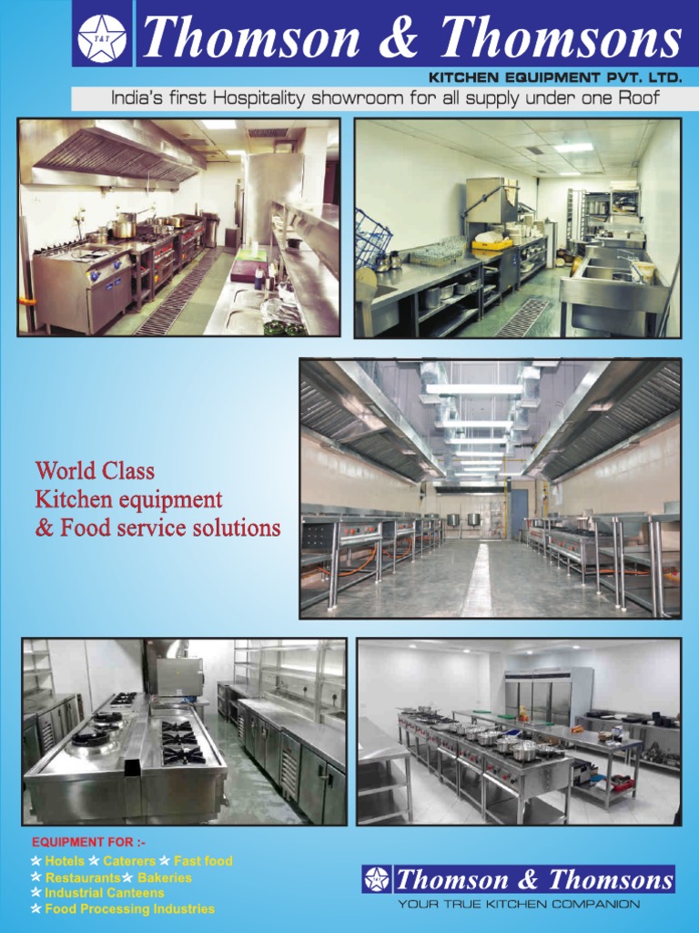 Commercial Kitchen Equipment Overview | PDF | Technology & Engineering