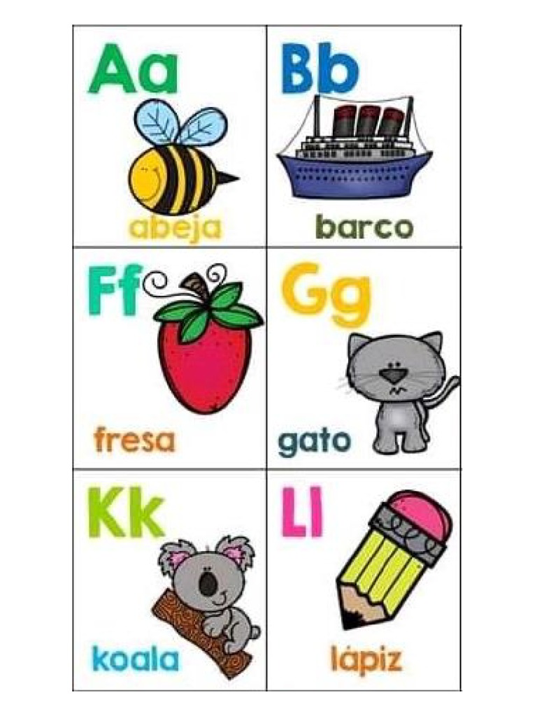 Memorama de Letras | PDF