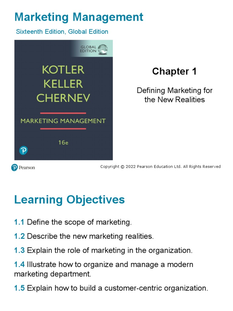 Chapter 1 Kotler Keller 2022 | PDF