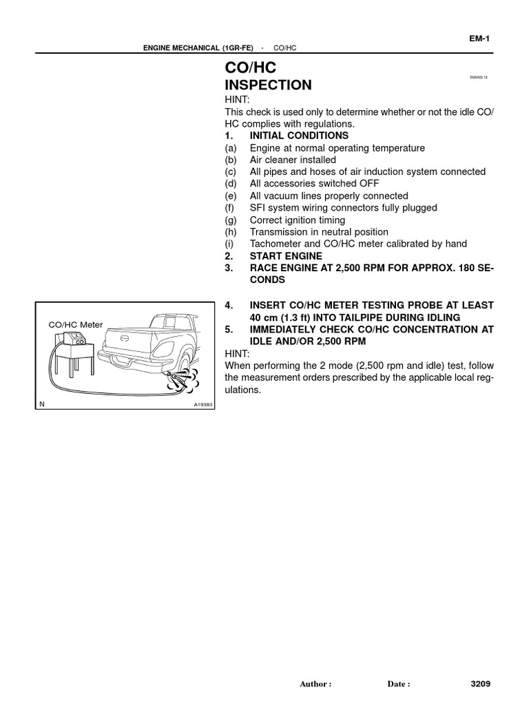 1GR-FE Engine Mechanical | PDF | Piston | Throttle