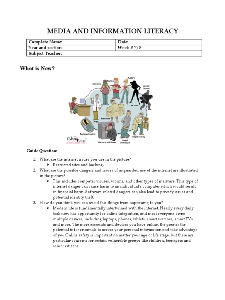 Mil Template Week 7 8 | PDF | Social Science
