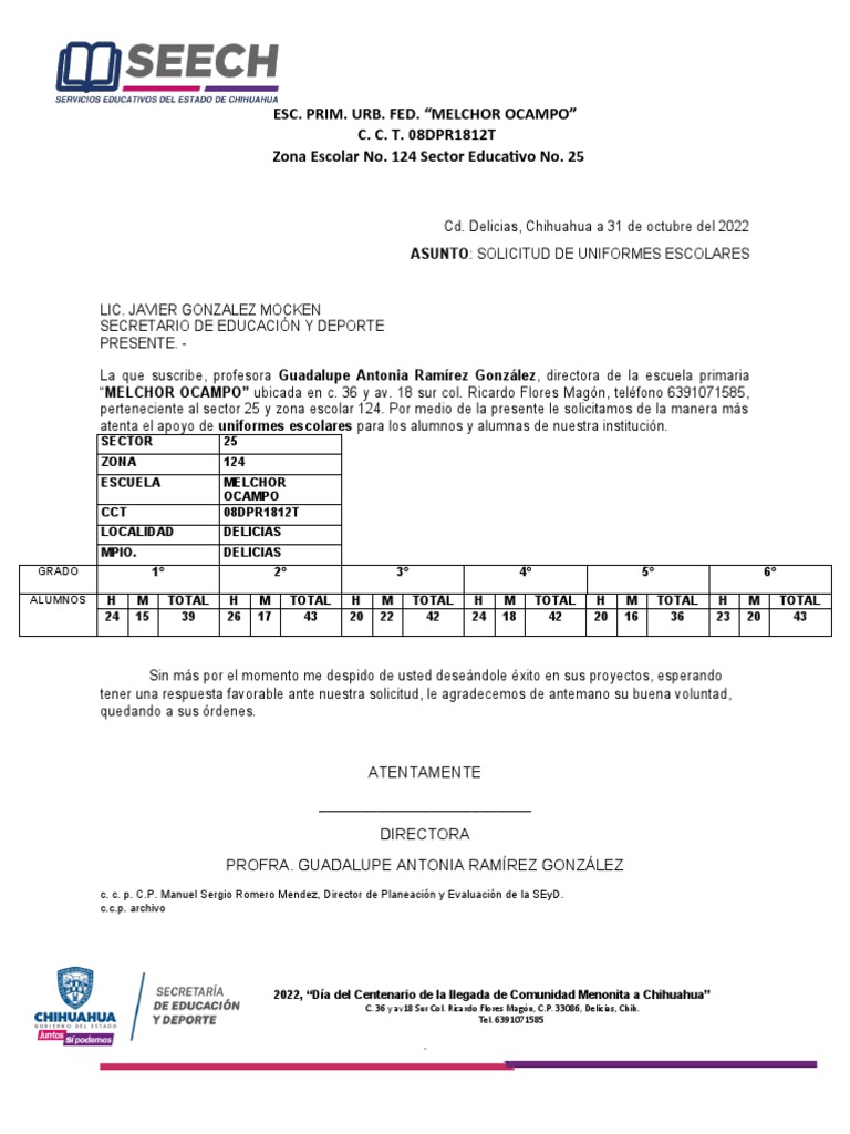 Oficios Nuevo Logo 2022-2023 | PDF