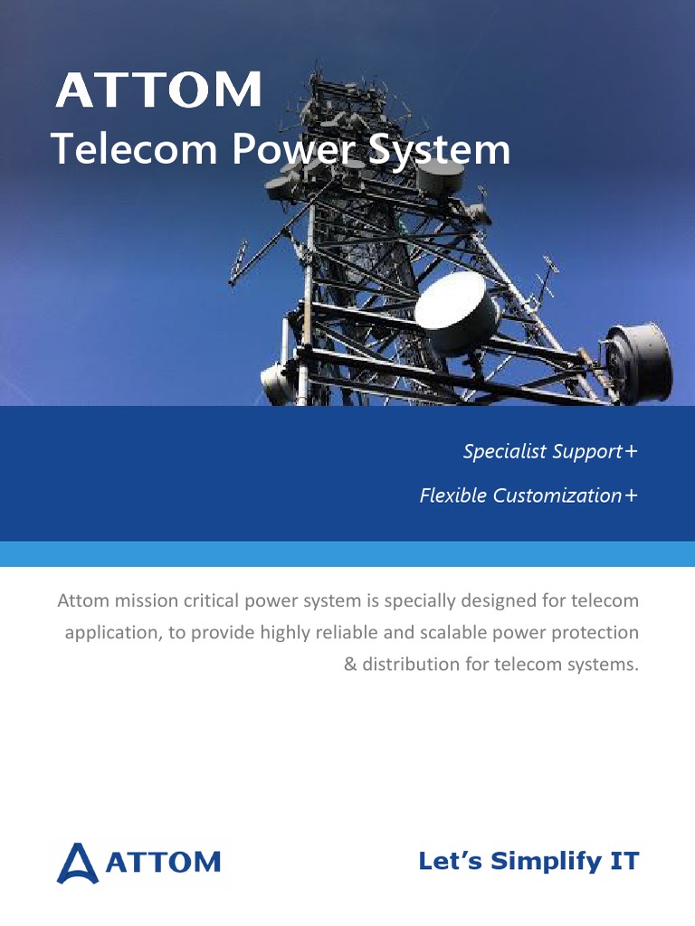 Attom- DC Power System-Brochure-en-2021v1.2 | PDF | Rectifier ...