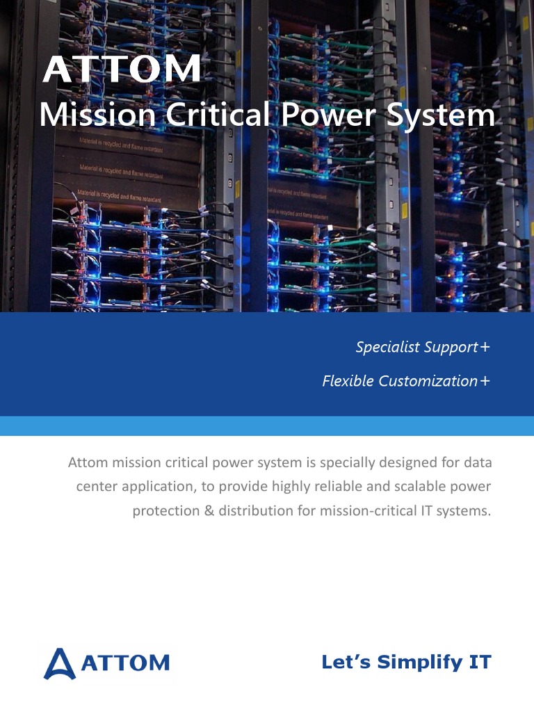 Attom - AC Power System-Brochure-en-2021v1.1 Updated | PDF