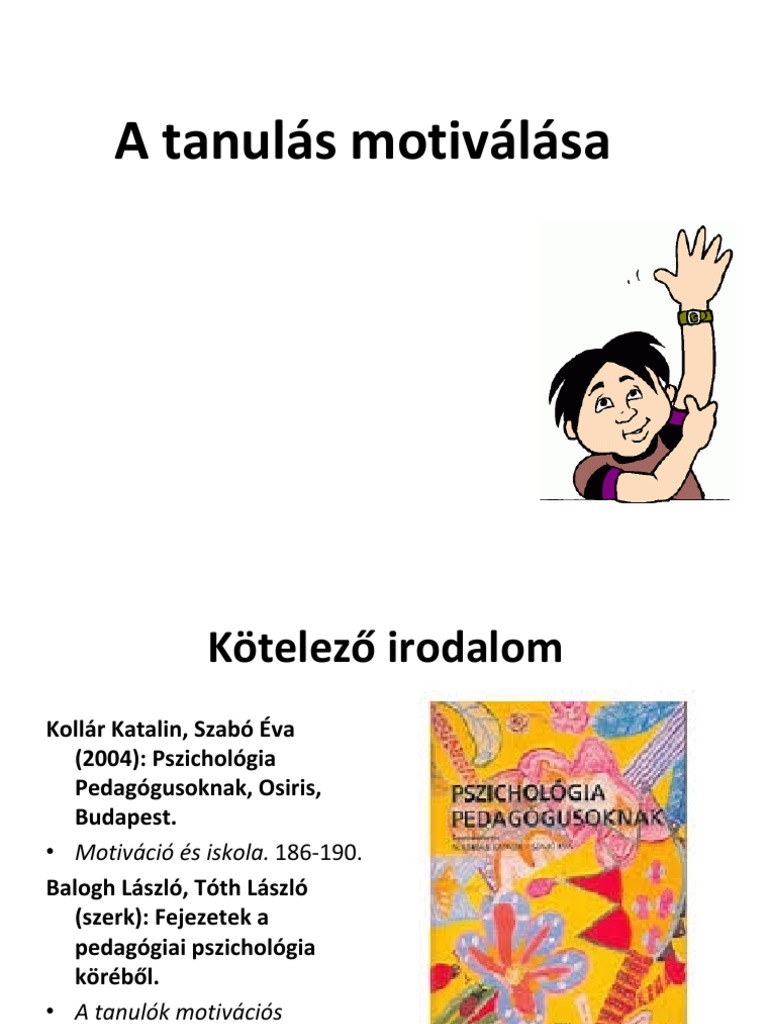 A Tanulás Motiválása | PDF