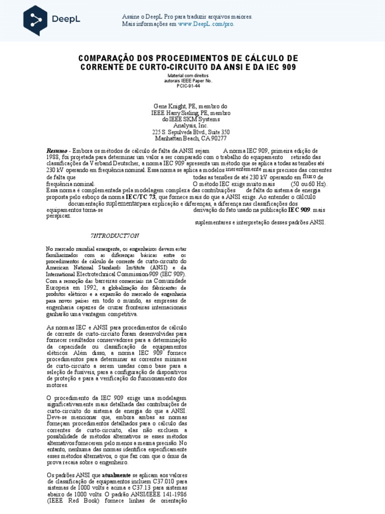 Comparison-Of-Ansi-And-Iec-909-Shortcircuit-Current-Calculation - PT-BR ...
