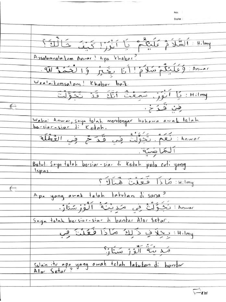 Arabic Dialog 2 | PDF