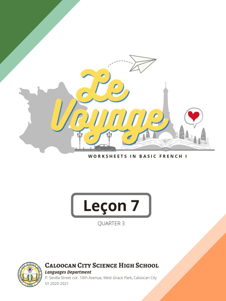 Le Voyage 3.7 | PDF | Études des langues étrangères