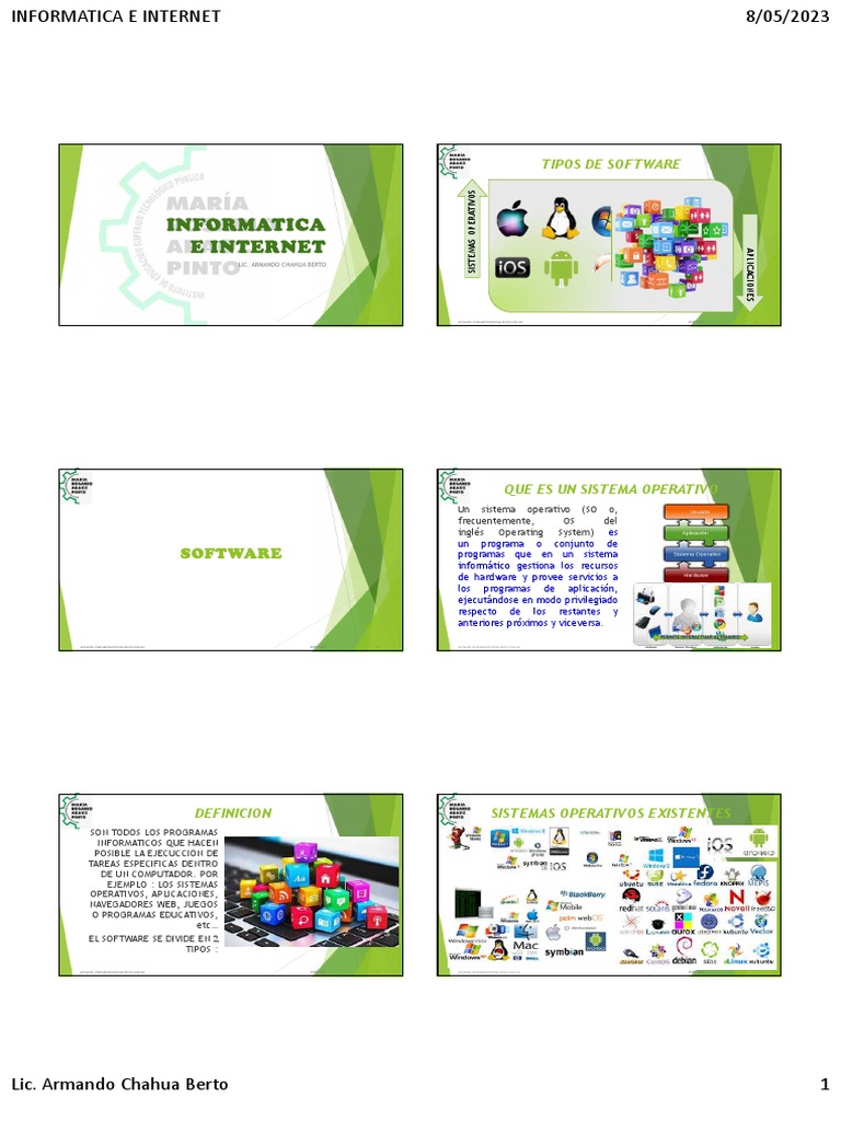 Clase I - Introduccion | PDF | Software de la aplicacion | Software