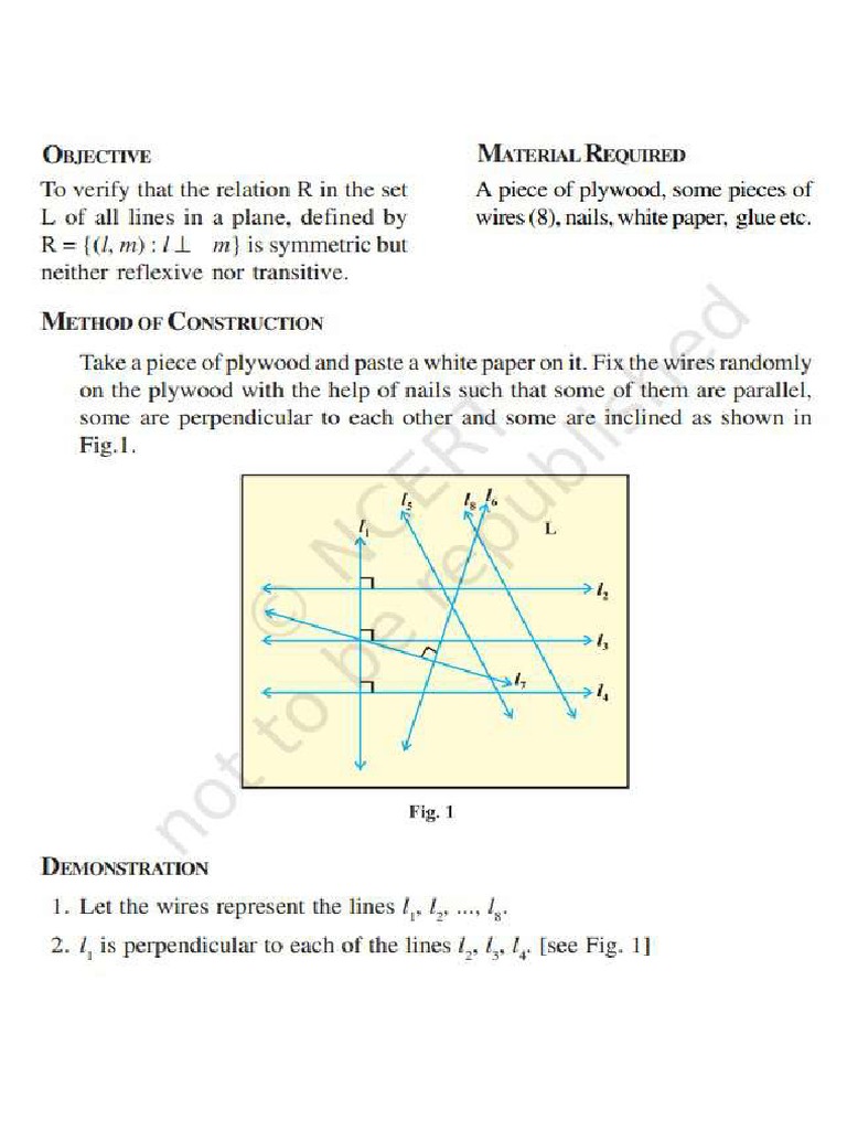 Symmetric Relation | PDF