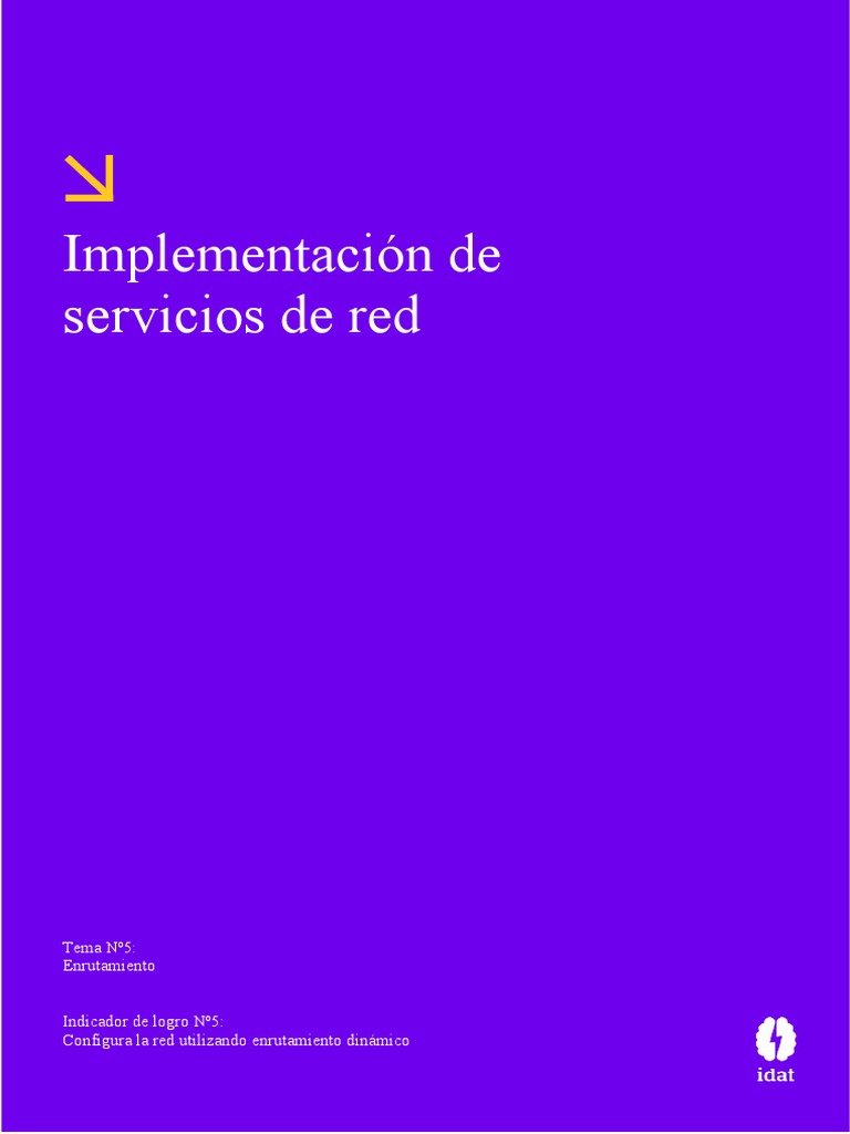 GUÍA 5 - Implementación de Servicios de Red | PDF