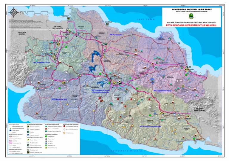 Peta Rencana Infrastruktur Wilayah | PDF