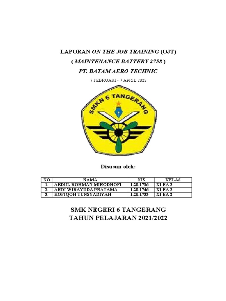 LAPORAN OJT Lion Air (Opi) | PDF