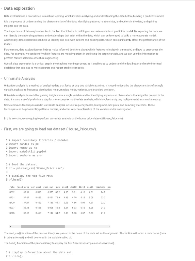 CSA105 Data Exploration | PDF CSA105 Data Exploration | PDF