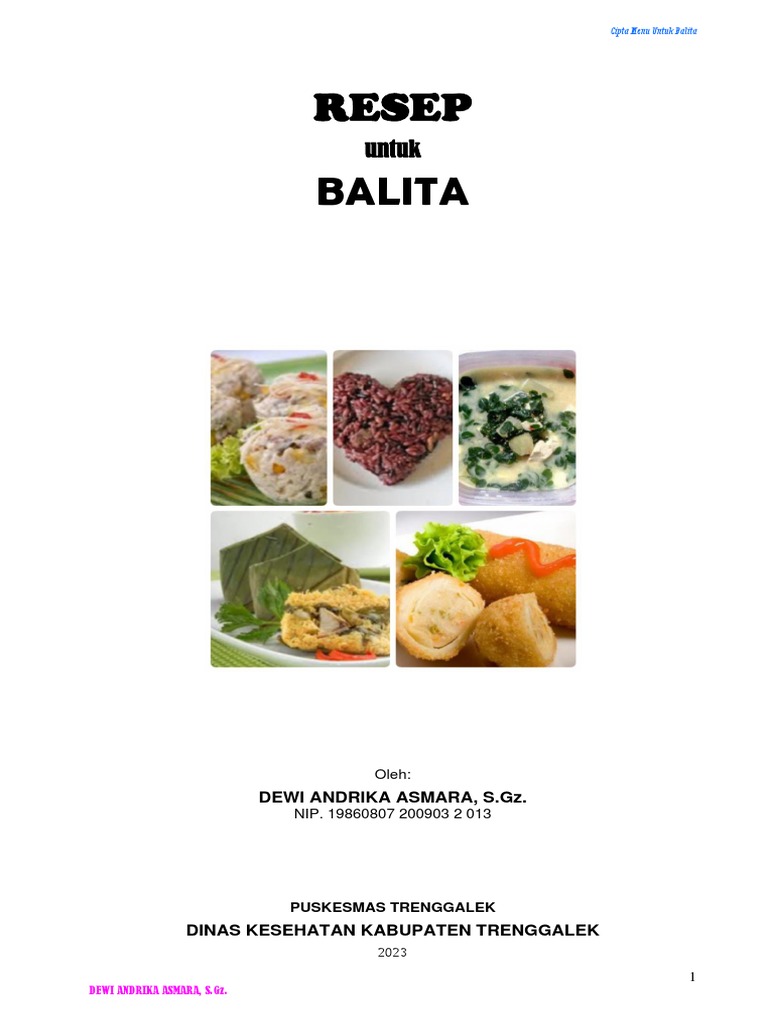 Cipta Menu Balita | PDF