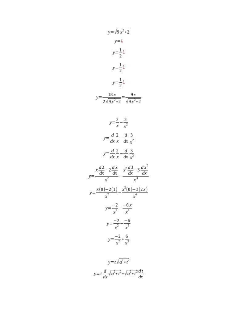 Derivadas (Steven) | PDF