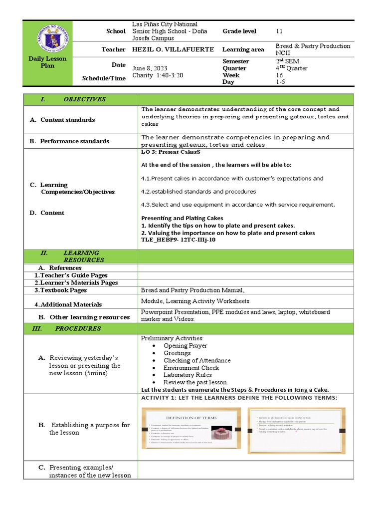 Presenting A Cakes | PDF | Learning | Cakes