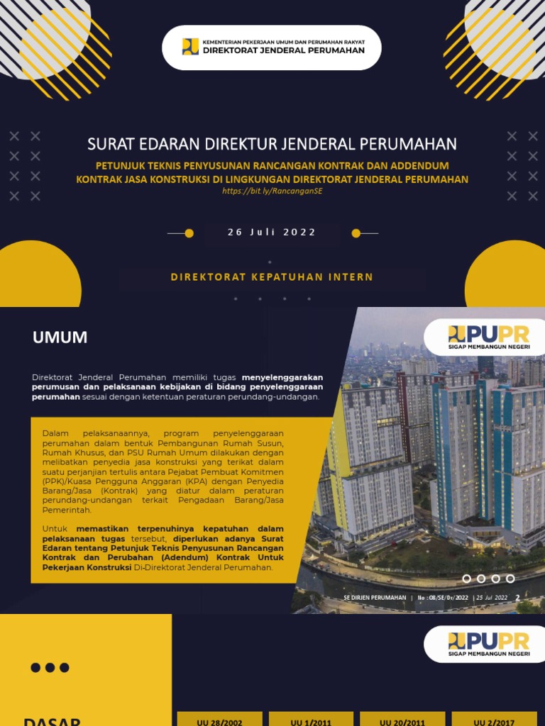 SE Dirjen No.8 Tahun 2022 | PDF