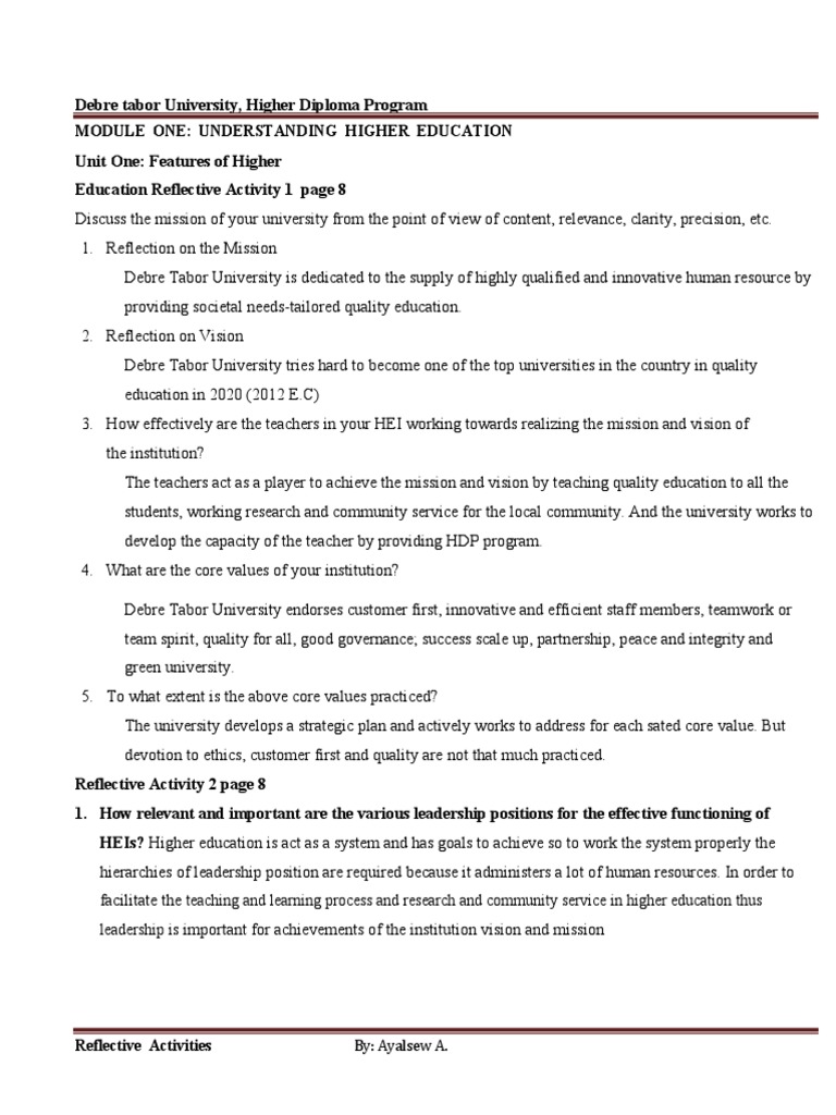 Reflective Activity For Print | PDF | Educational Assessment | Behaviorism