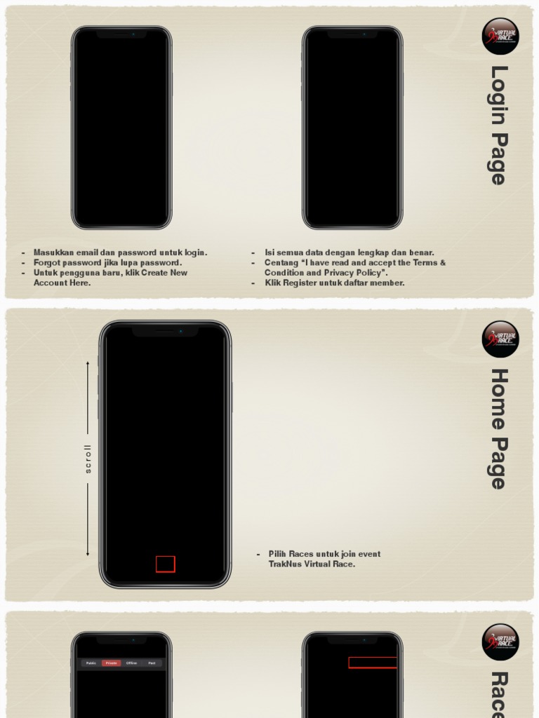 Panduan Penggunaan 99 Virtual & Strava | PDF