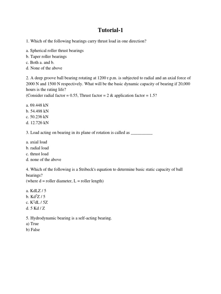 MD-II Tutorial | PDF | Gear | Mechanical Engineering