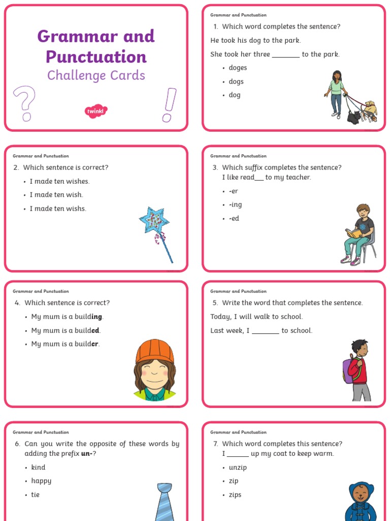 School Grammer Year 2 | PDF | Punctuation | Linguistic Morphology