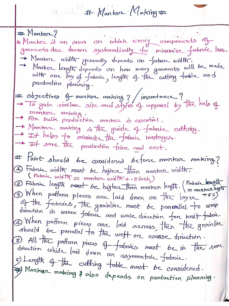 ##Marker Making (Orpa Mam) # | PDF