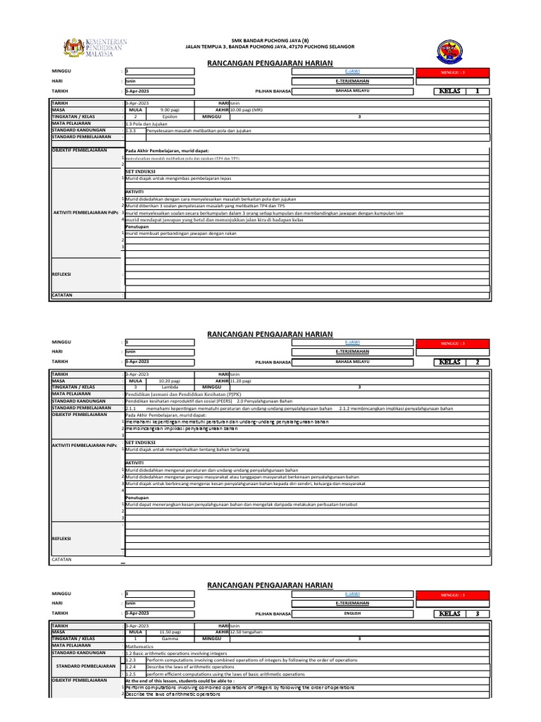 Erph Noraini (M3) 2023 | PDF