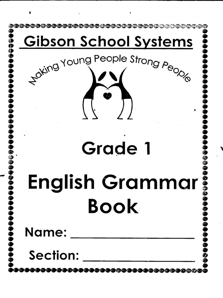 Grade 1 Grammar | PDF