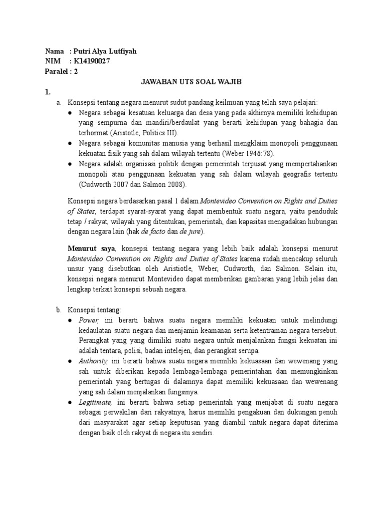 K14190027 - Putri Alya Lutfiyah - Jawaban UTS NDB 2022 | PDF