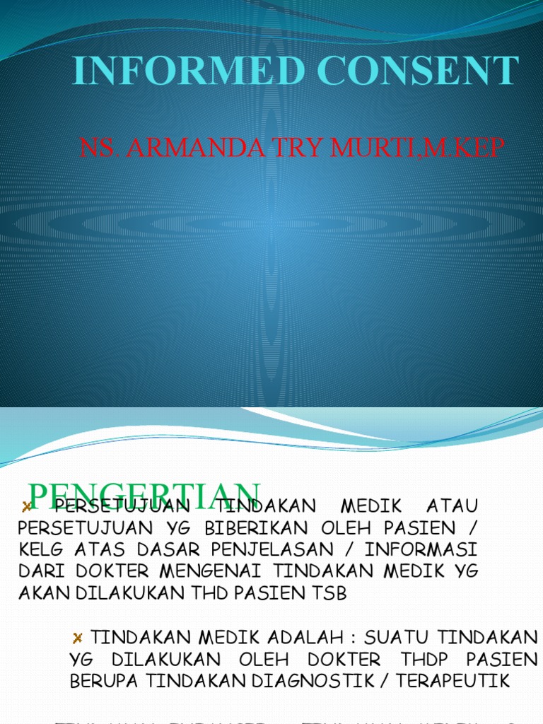 Informed Consent | PDF