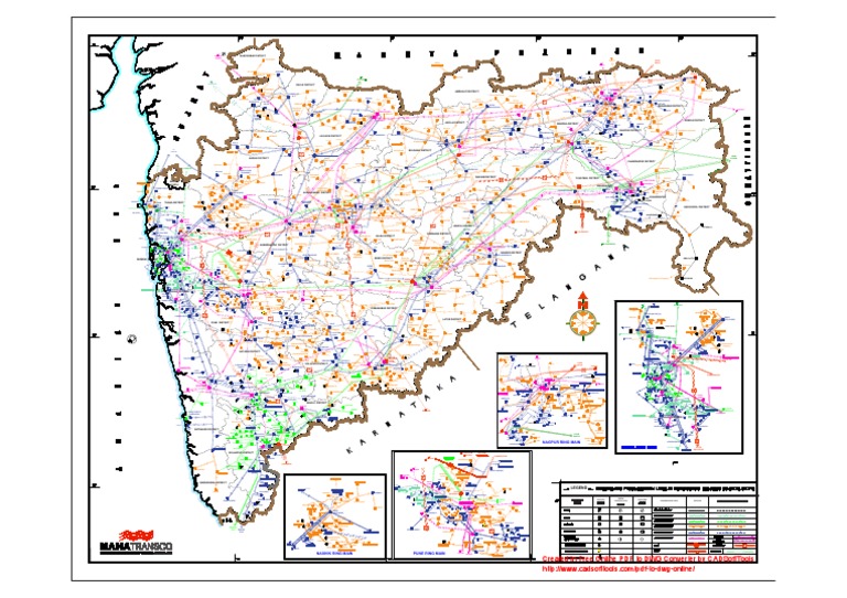 MSETCL Network Map | PDF