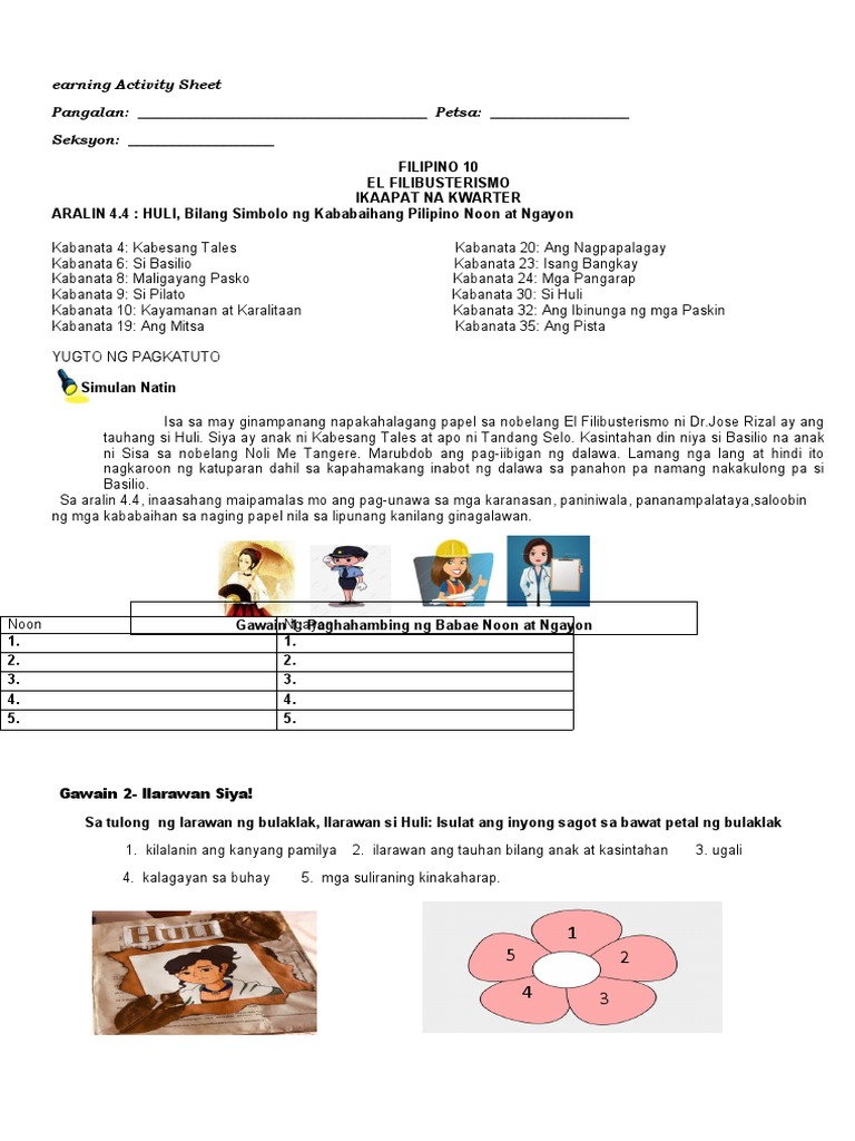 LAS 4.4 Si Huli | PDF