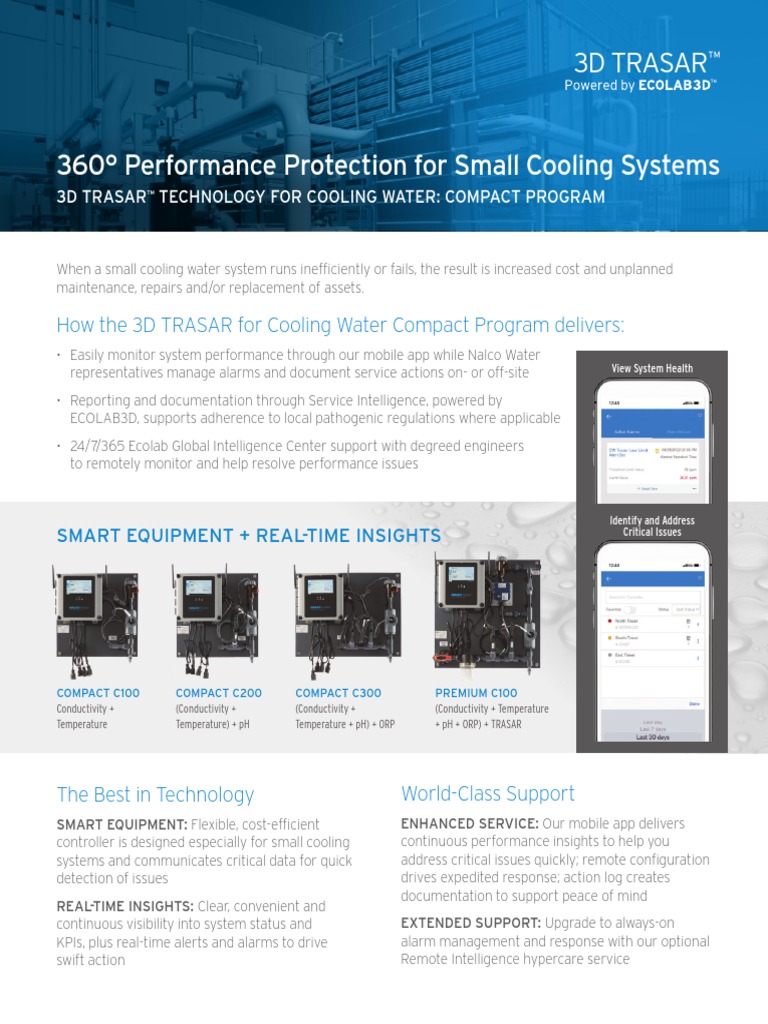 ADV-2034 3D - TRASAR - For - Cooling - Water - Compact - PRGM - PDF ...