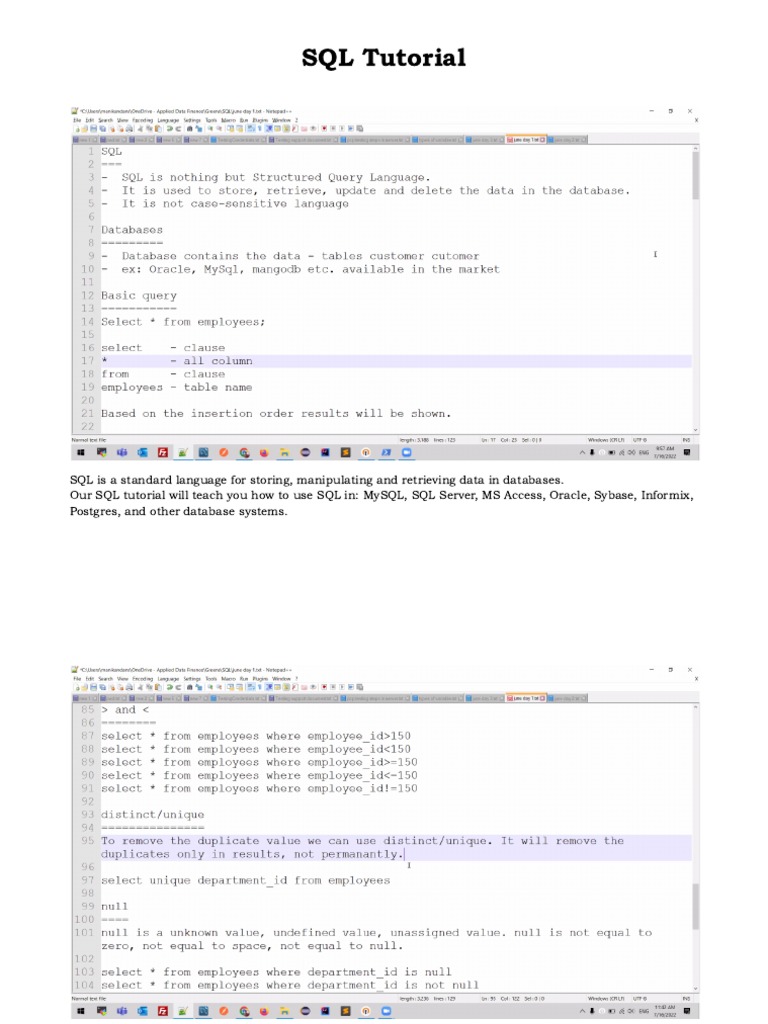 SQL Basics For Beginners | Download Free PDF | Relational Database | Sql