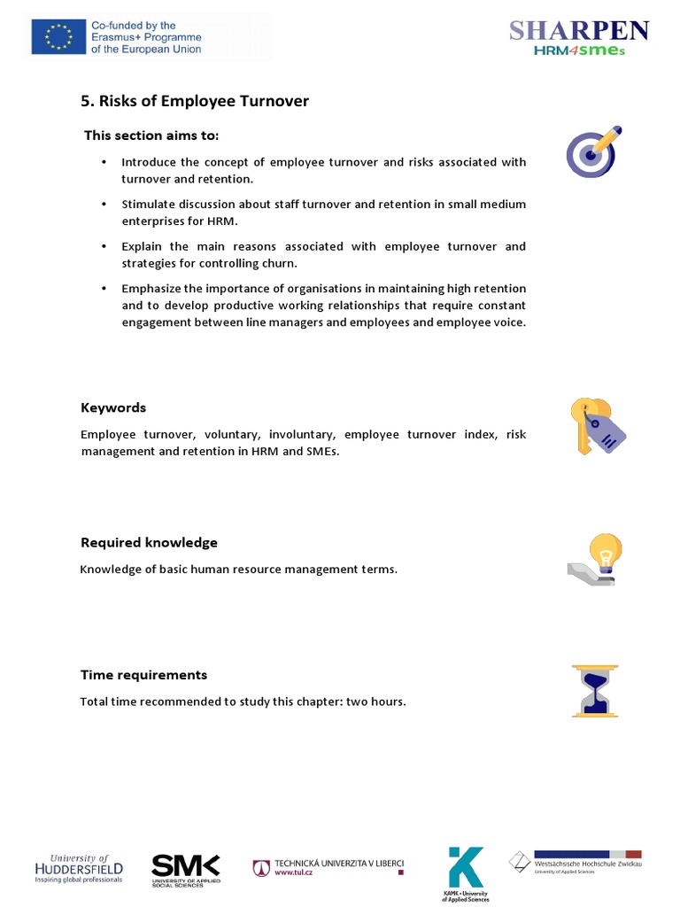 Chapter 5_Risks of Employee Turnover | PDF