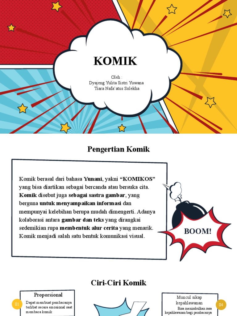 Comic Style Infographics by Slidesgo | PDF