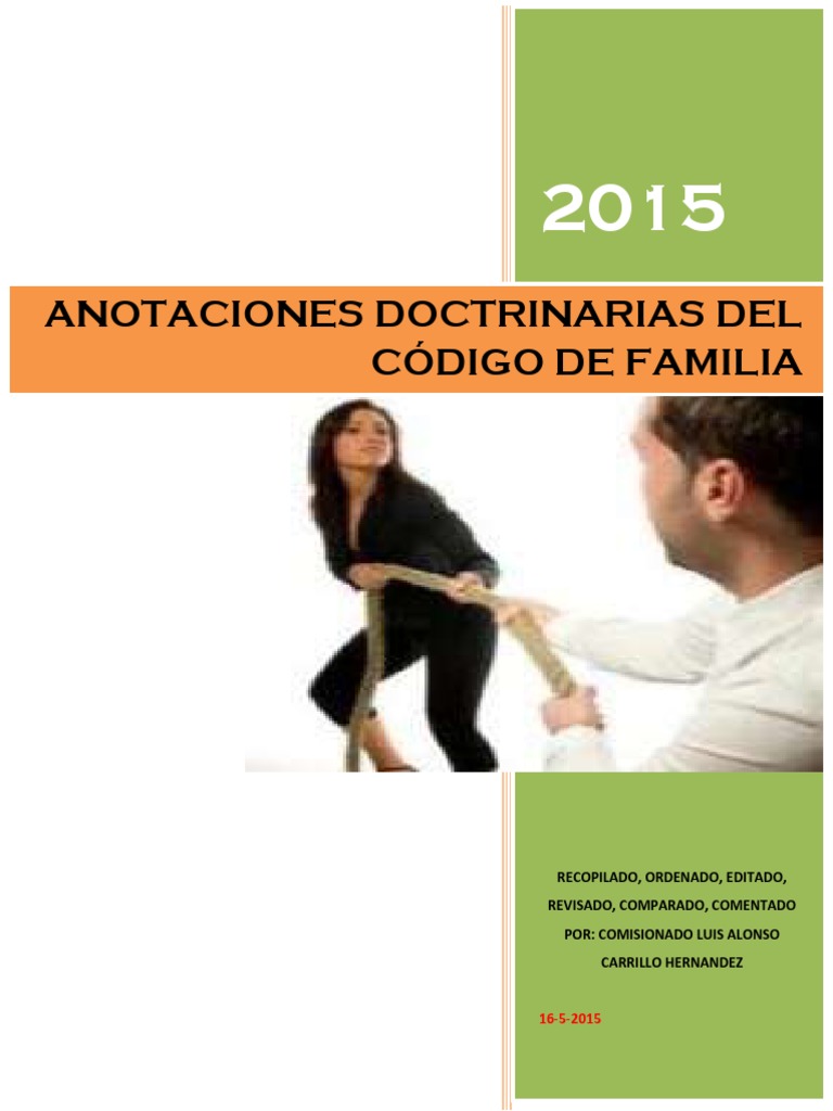 Estudio Del Codigo de Familia Ley 870 Nicaragua | PDF | Anulación ...