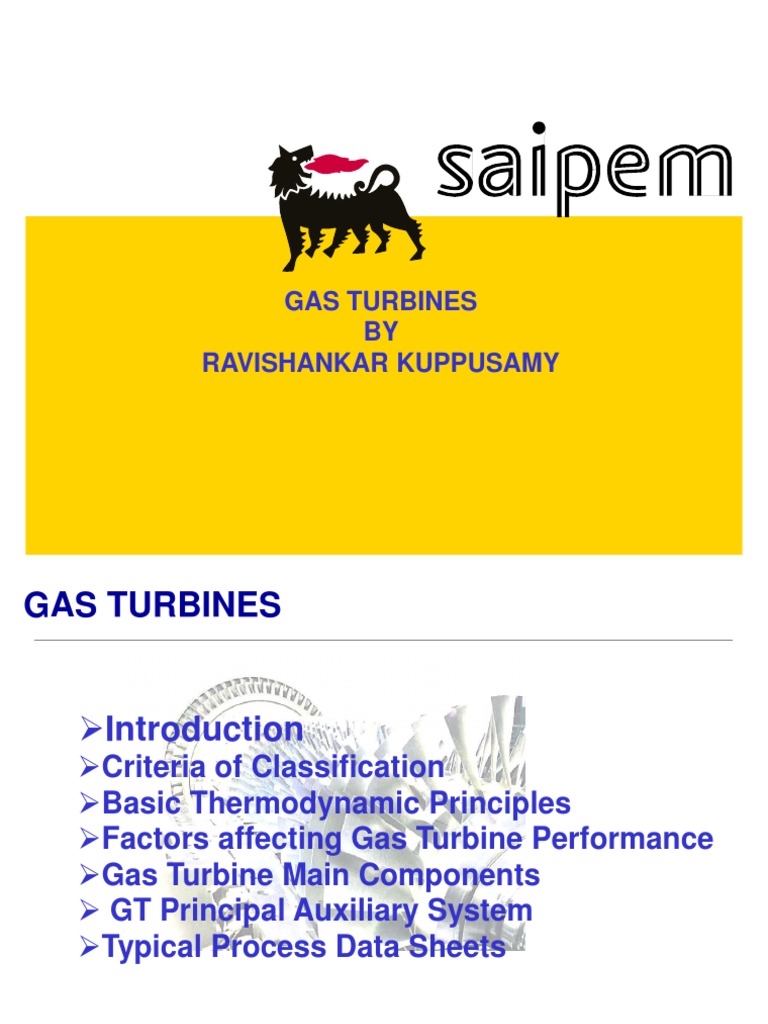 Gas Turbines | PDF | Gas Turbine | Steam