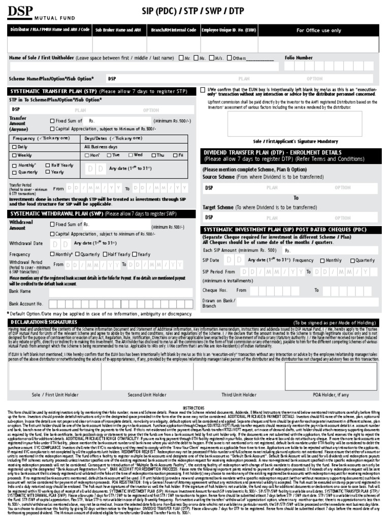 STP Form | PDF | Cheque | Banks