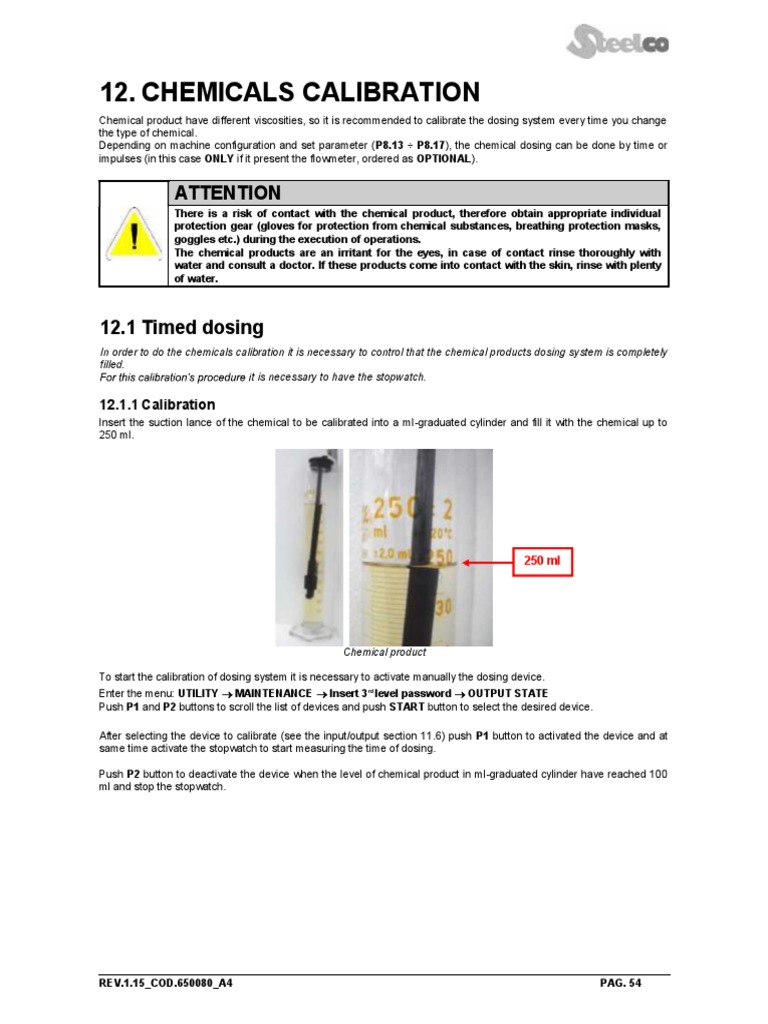 Chemical Calibration | PDF