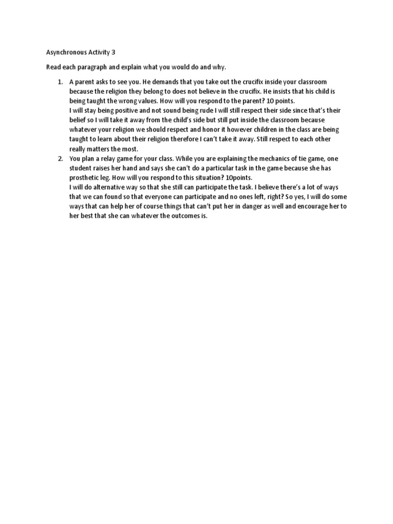 Asynchronous Activity 3 | PDF