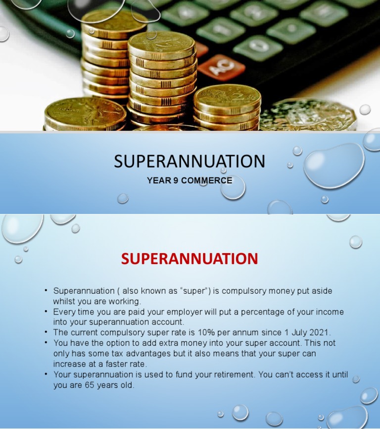 Superannuation Basics for Year 9 | PDF