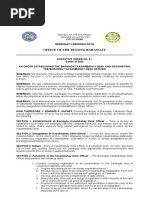 EO - Barangay Nutrition Council | PDF | Government